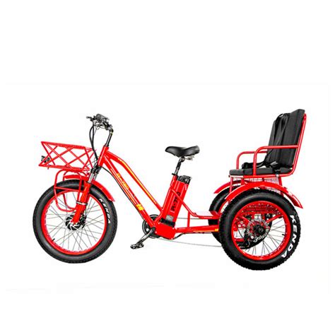 Bpm Bikes R 750x Rickshaw Electric Fat Tire Tricycle