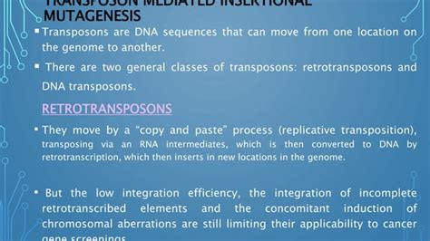 Insertional Mutagenesis Ppt