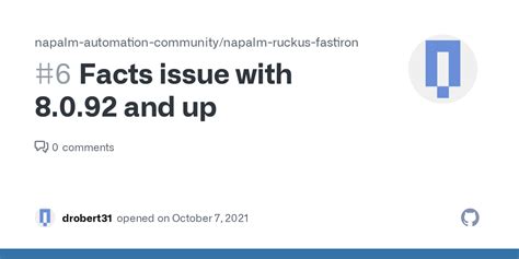 Facts Issue With And Up Issue Napalm Automation Community