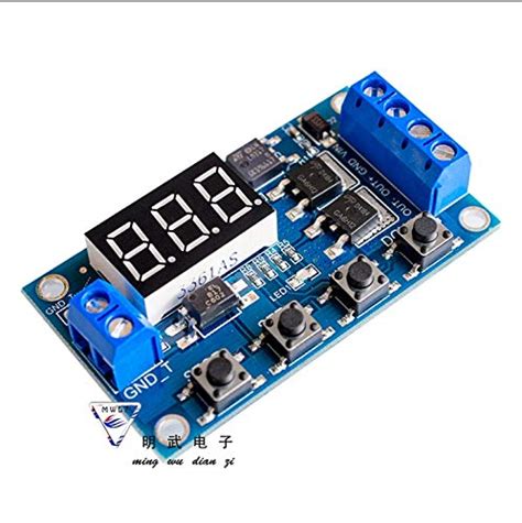 Amazon Com Trigger Cycle Timer Delay Switch Circuit Board MOS Tube Control Module 12 24V