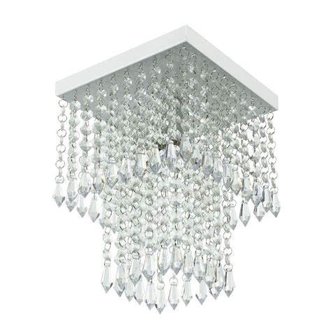 Lustre De Cristal Acrilico Marrycrilic Belissimo Casas Bahia