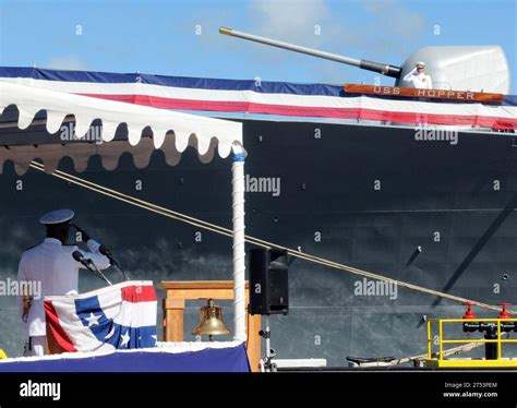 Ceremony Change Of Command Destroyer Pearl Harbor Sailors U S