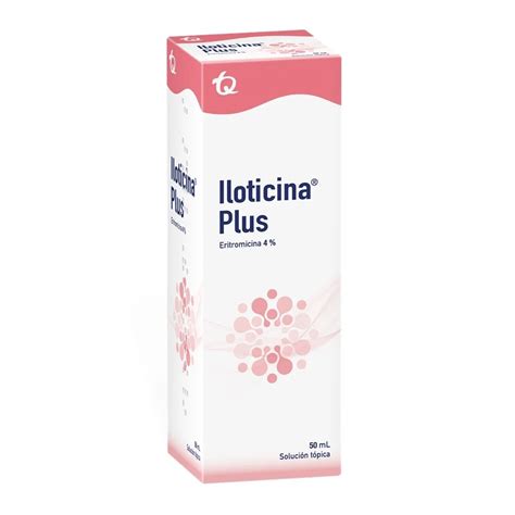 Iloticina Eritromicina 4 Plus Solucion Topica X 50 Ml Ecofarma