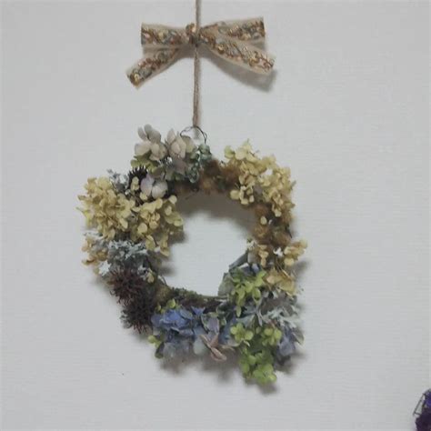 紫陽花のリース 大人の雰囲気 Chiron Garden のホームページ Chiron Garden Diary