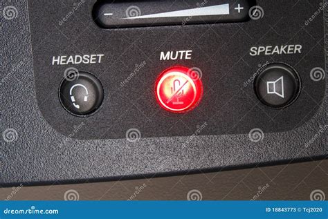 Mute Stock Image Image Of Communication Button Speaker