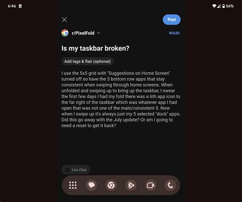 Is My Taskbar Broken Rpixelfold