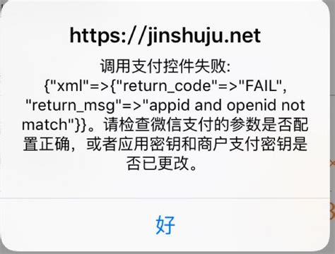 表单微信付款时常见的错误及解决方案 金数据帮助中心