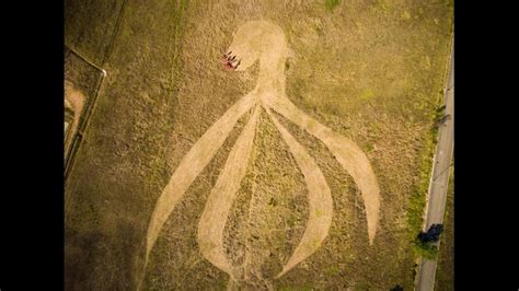 Foto Clitoride Gigante Di 120 Metri Disegnato In Un Campo Contro Tabù