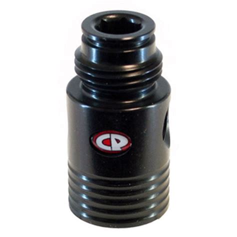 Custom Products Cp Regulator Gauge Port Adaptor Black Gloss