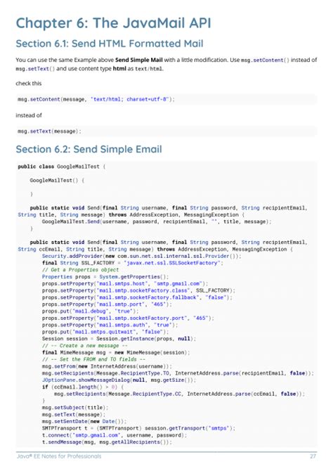 Free Java Ee Book