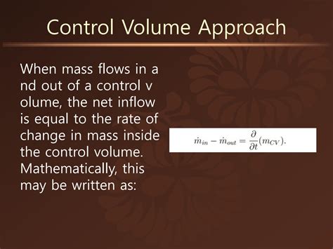 Solution Application Of Continuity Equation For Compressible Fluid In
