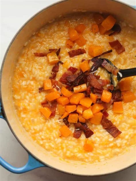 Butternut Squash And Bacon Risotto Story Suebee Homemaker