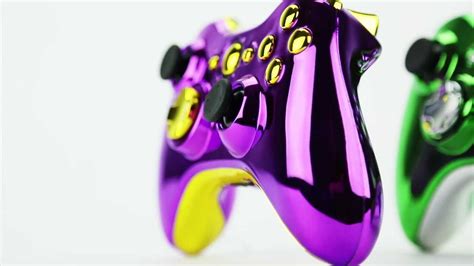 custom chrome controllers xbox 360 modded controllers controller