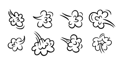 Premium Vector Comic Fart Cloud Bad Stink Balloon Smoke Gas Cloud In