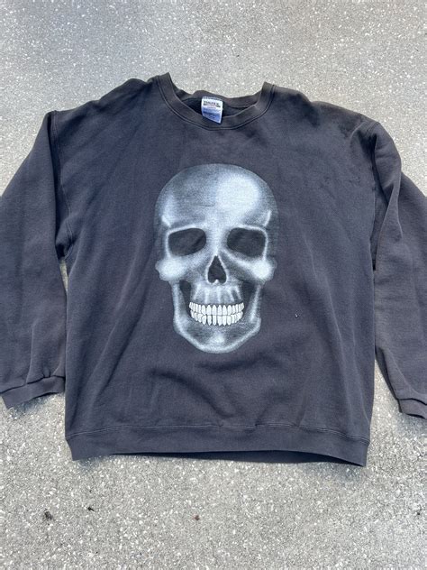 Designer × Streetwear × Vintage Crazy 🔥🔥🔥 Vintage Skull Skeleton