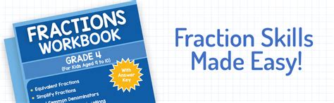 Fractions Workbook Grade 4 Equivalent Fractions Simplify Fractions