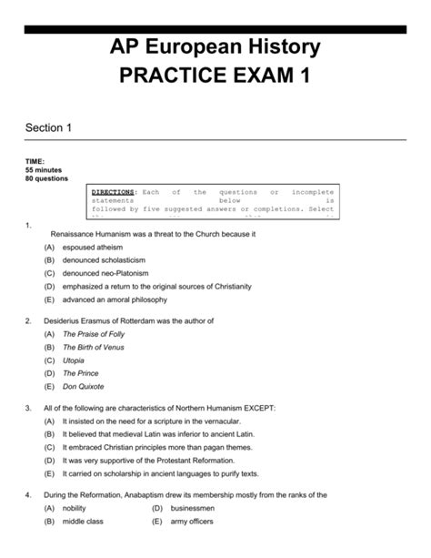 Ap European History Rea Ap Test Prep