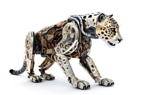 Premium Ai Image Image Of A Cheetah Modified Into A Electronics Robot