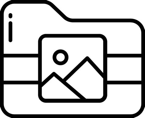 Folder Outline Illustration 45491641 Vector Art At Vecteezy