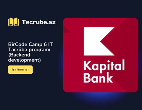 Bircode Camp 6 It Təcrübə Proqramı Backend Development Təcrübəaz