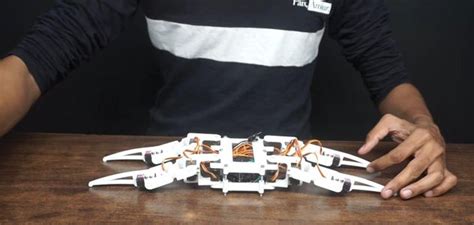 How To Make A Walking Spider Robot At Home 3d Printed Crawling Robot 5 Steps Instructables