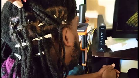 How To Retwist Dreads Youtube