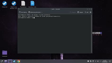 Z Ld Endeavouros Otomatik Olarak Zen Kernel Den Nas L Ba Lat L R