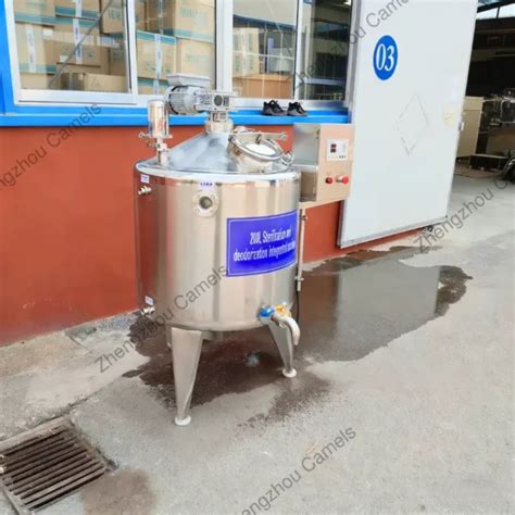 Goat Milk Pasteurizer Machine With Built In Deodorization Zhengzhou
