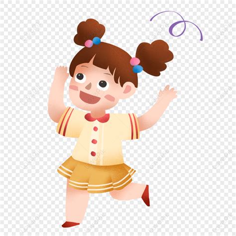 ลูกชิ้นหัวน่ารักสาวการ์ตูนวันเด็กเด็กสาวดีต่อสุขภาพ Png สำหรับการดาวน์โหลดฟรี Lovepik