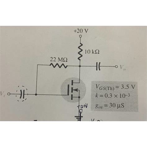 Solved What Is Vo If Vi Is 20mv Chegg Com