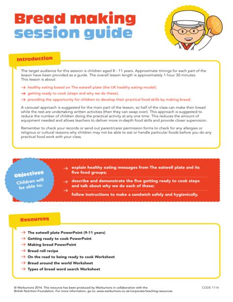 Bread Making Session Guide