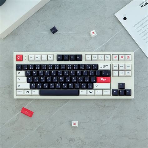 Gmk Sumi Keycap 129 Keys Cherry Profile Pbt Five Sided Sublimation
