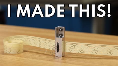 vtc p 38 i built a paper tape reader from scratch youtube
