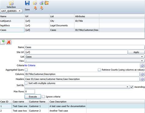 Querying Sharepoint Lists And Displaying Results