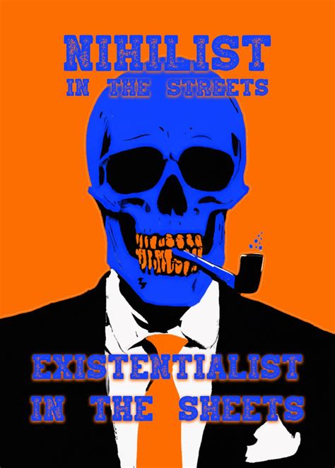 Nihilist In The Streets Poster Picture Metal Print Paint By Atanas