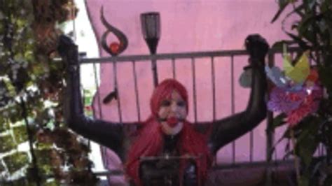 Tied To A Grid In Latex Catsuit Bondagecrossdresser Clip Store Clips Sale