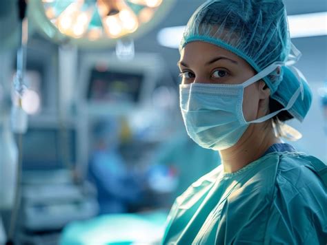 Premium Photo Operating Room Nurse Precision And Nerve Silent Focus