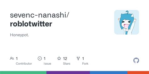 Github Sevenc Nanashi Roblotwitter Honeypot
