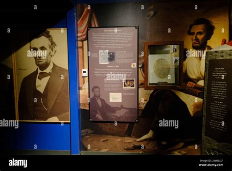 Exhibition Of Abraham Lincoln In The Museum Of Fords Theatrefords