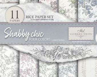 Shabby Chic Rice Paper Etsy