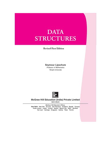 sos lipschutz seymour data structures mcgraw hill education 2014
