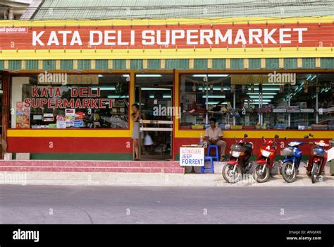 Kata Deli Supermarket Kata Phuket Island Southern Thailand Stock