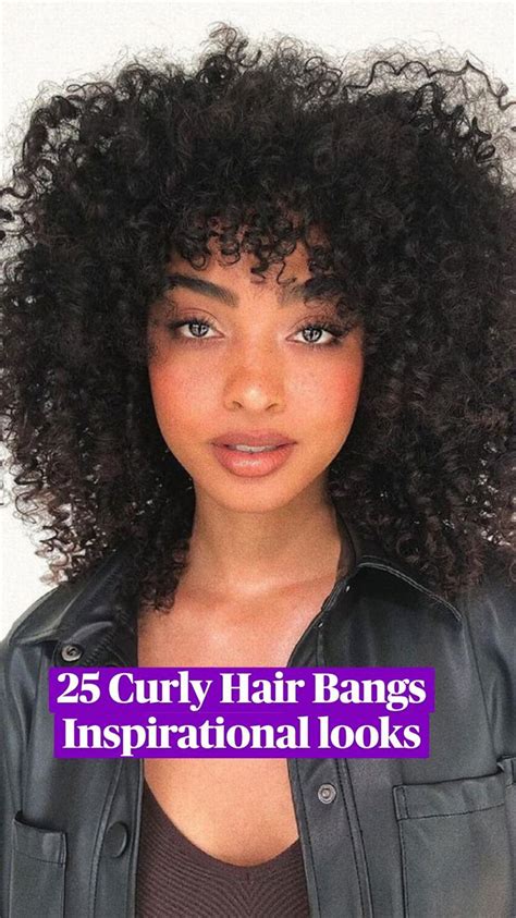 Pin On Curly Hair Bangs