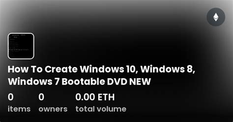 how to create windows 10 windows 8 windows 7 bootable dvd new