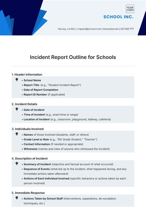 Free Vehicle Incident Report Template To Edit Online
