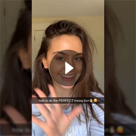 How To Do The PERFECT Messy Bun Remember MESSY IS CUTE Play Around With It Pull Some