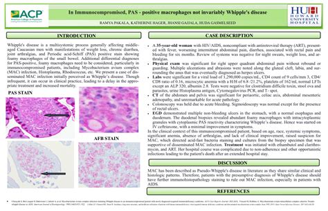 Pdf In Immunocompromised Pas Positive Macrophages Not Invariably