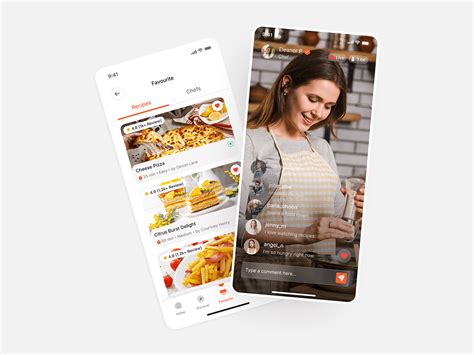 Food Recipe Mobile Application Uiux Design Figma Ui Behance