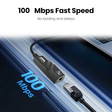 Дротовий Usb 3 0 до Rj45 Lan Ethernet адаптер 10 100 Мбіт с 175 грн