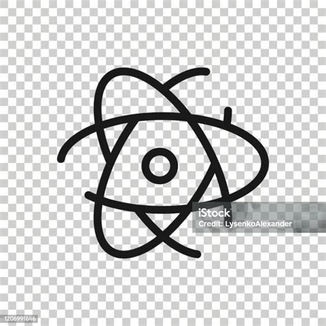 Icône De Science Dans Le Modèle Plat Illustration De Vecteur De